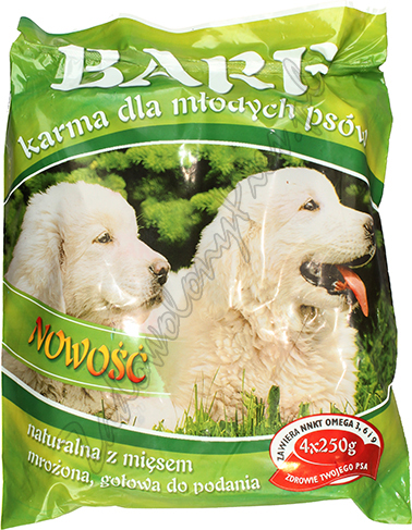 BARF – dla młodych psów - Produkty mrożone - Sklep - Zadowolony Pies